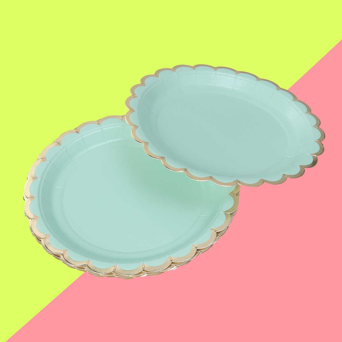 Raindrops 1 Set Party Paper Plates for Family Gathering with Round ...