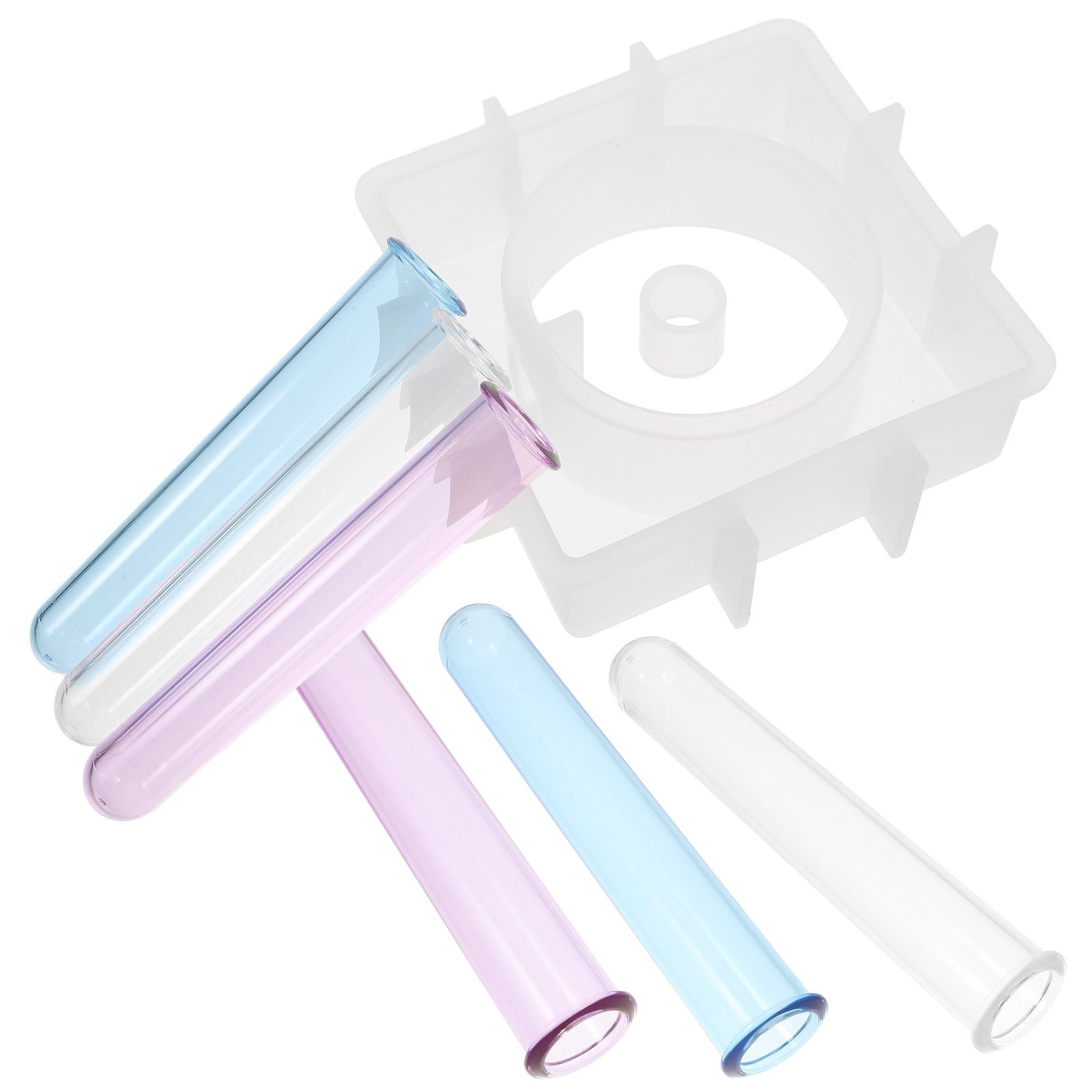 Raindrops floral tubes test tube vase with base Acrylic DIY Projects ...