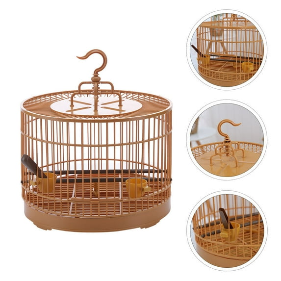 Raindrops 1 Set Plastic Bird Cage Combination Parrot Display Cage for ...