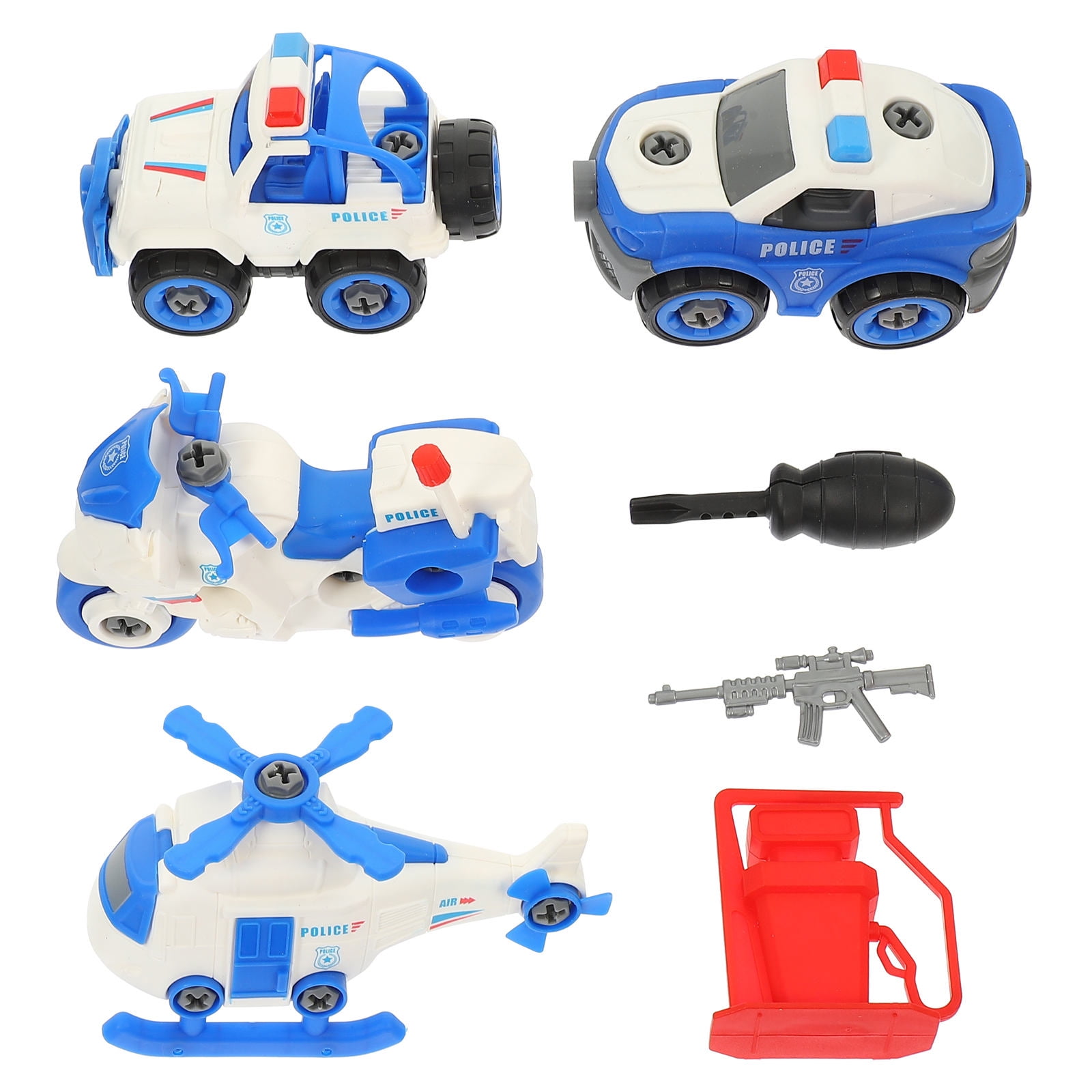 Raindrops 1 Set Police Car Toy Vehicle Toys for Playtime Learning ...