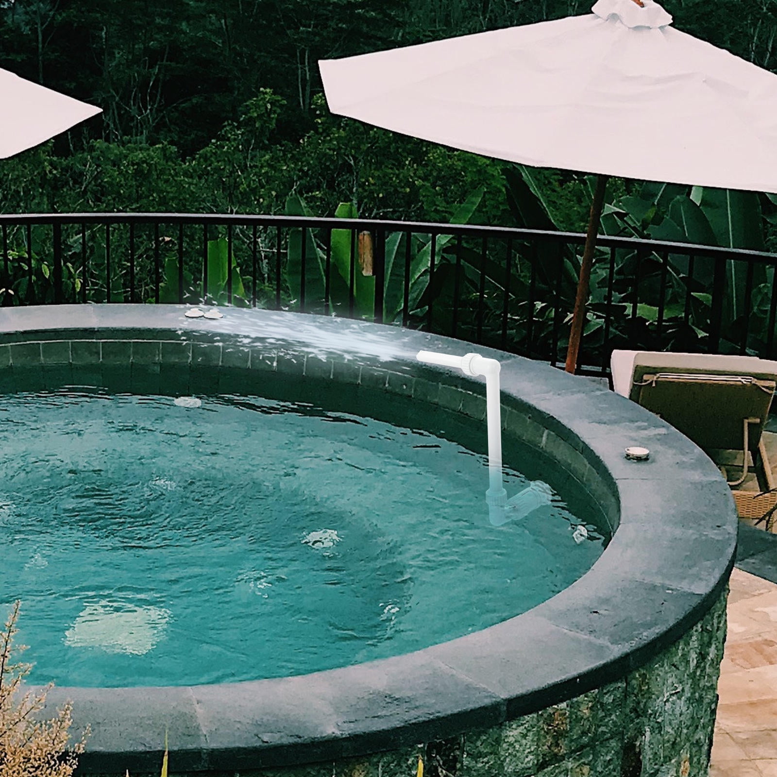 Raindrops 1 Set Pool Fountain Rack Lightweight Water Fountain ...