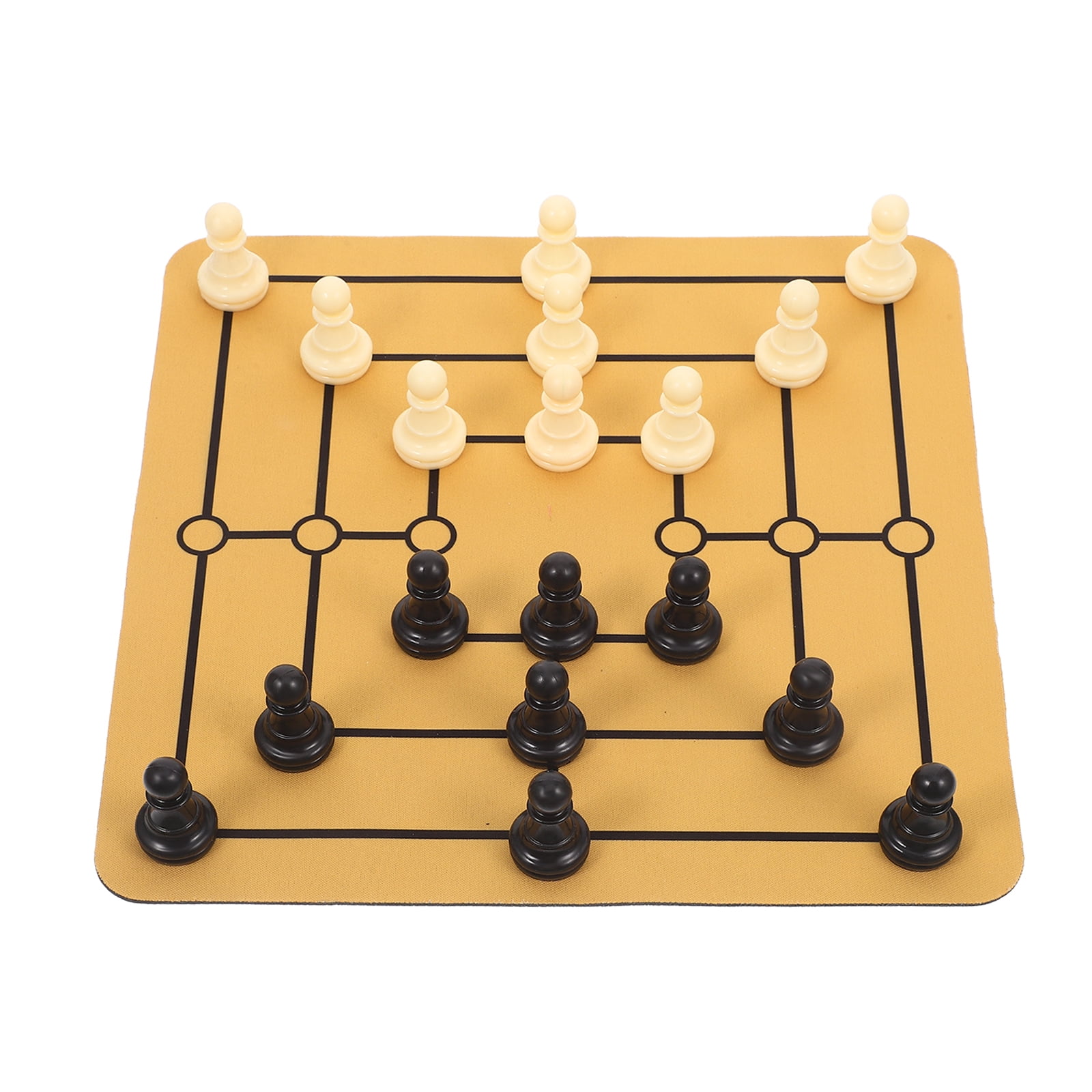 HONMEET Educational Value Nine Mens Morris Chess Board All Ages 1Set ...
