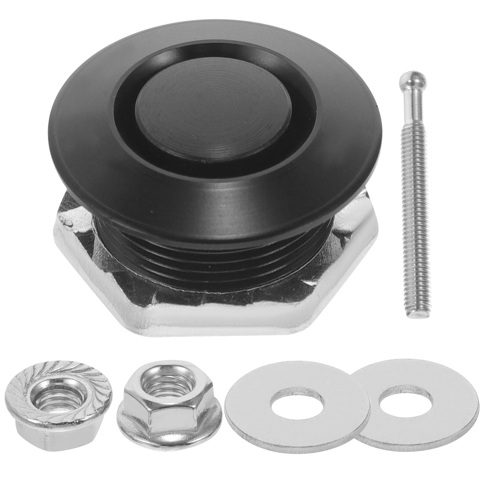 Raindrops Racing Style Hood Pin Kit with Quick Latch for Race Car ...