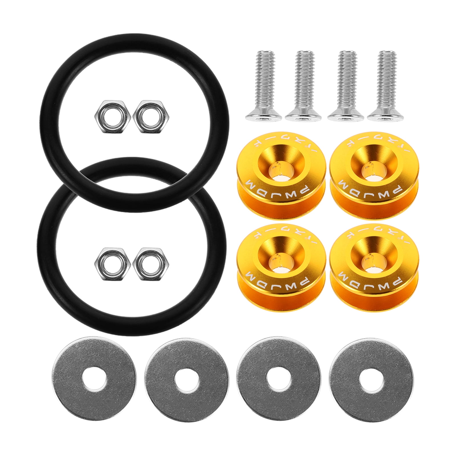 Raindrops 1 Set Quick Release Bumper Fasteners Kit Reinforced Washers ...