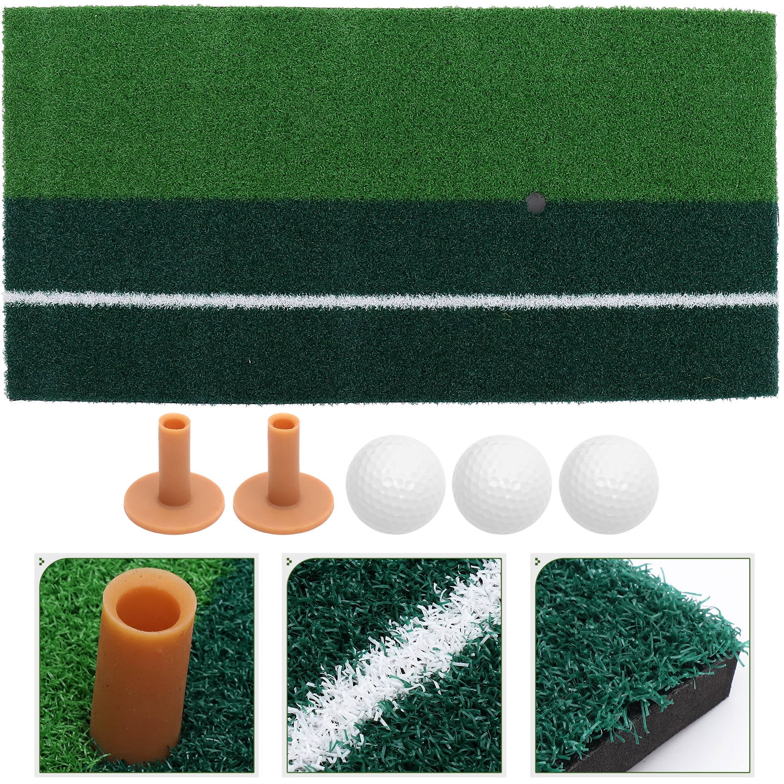 Raindrops 1 Set Realistic Feeling Golf Practice Mat for Advanced ...