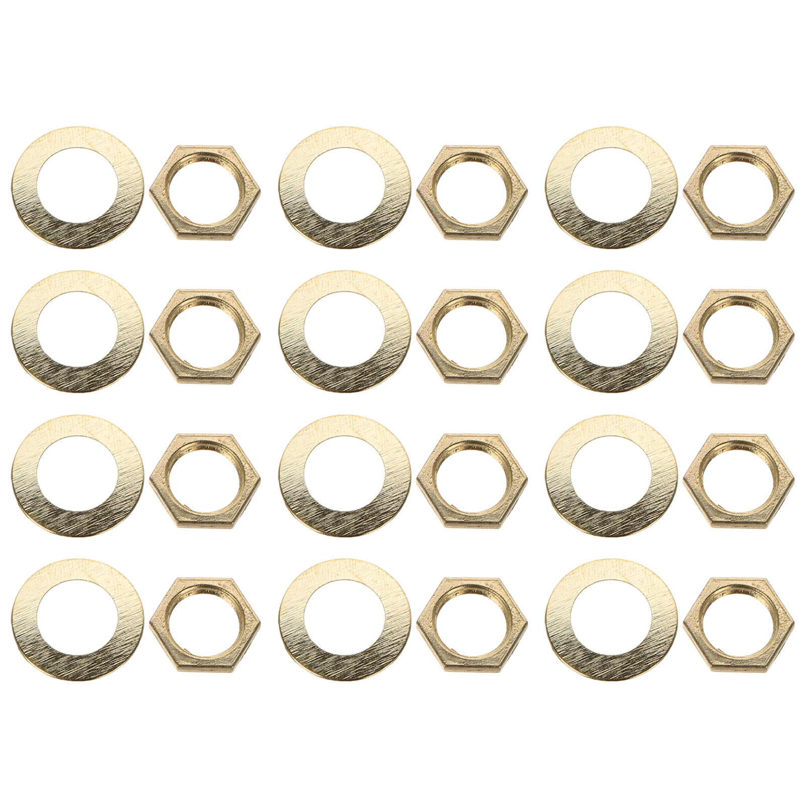Raindrops 1 Set Replacement Quartz Clock Fittings Washers Fixing Nut ...