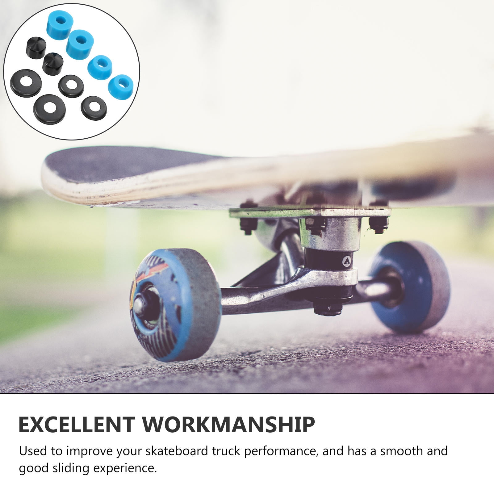 Raindrops 1 Set Shocking Absorber Skateboard Bushings Truck Bushings ...