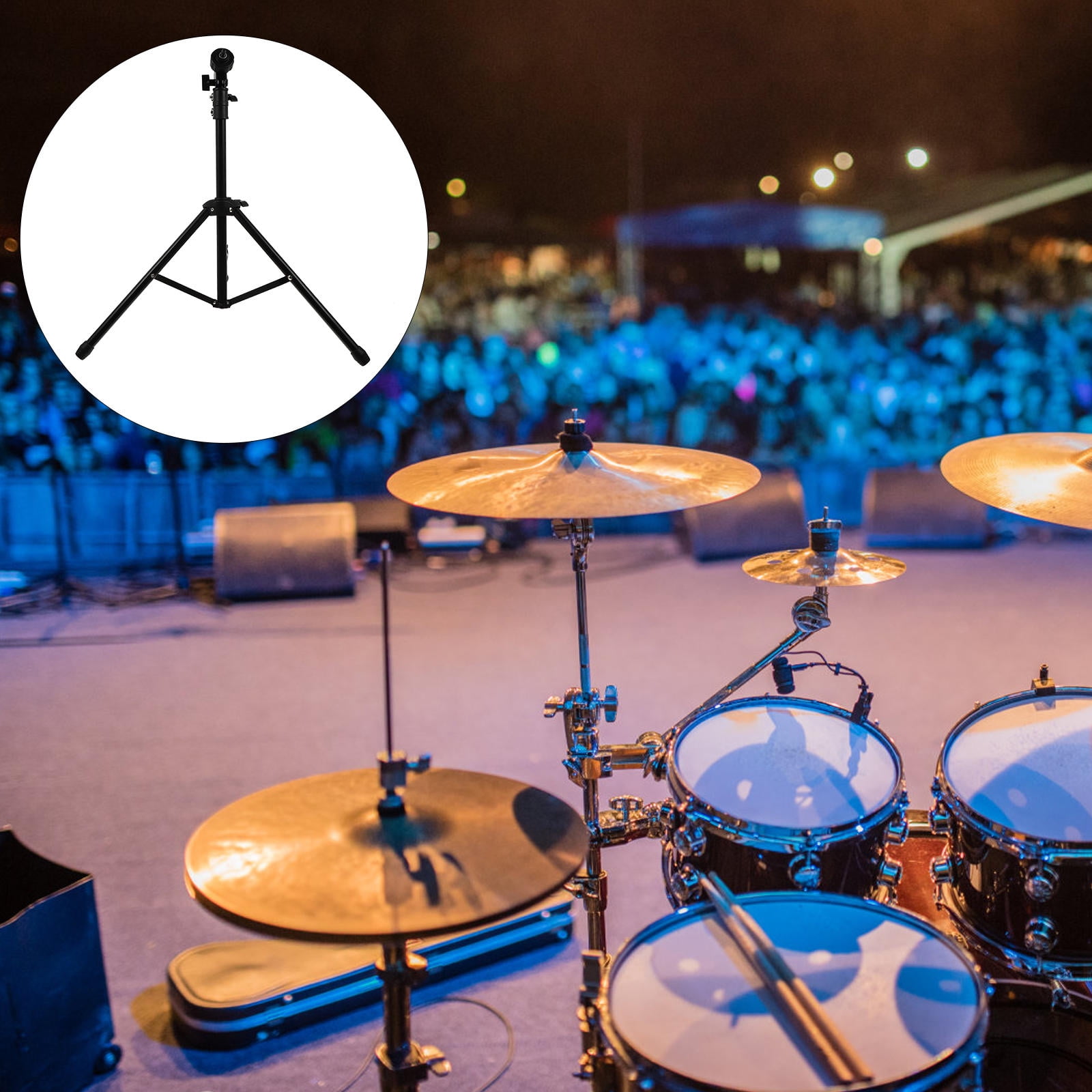 Raindrops 1 Set Snare Drum Rack Adjustable Height Tripod Drum Rack for ...