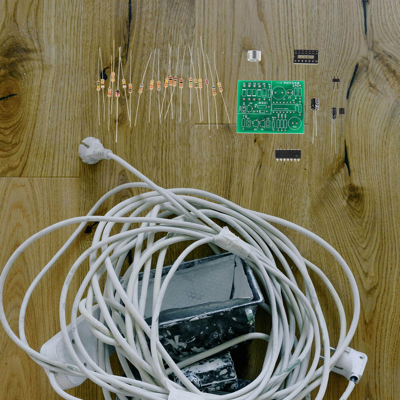 Raindrops 1 Set Sound Sensor DIY Kit Acoustic Control Switch Kit ...