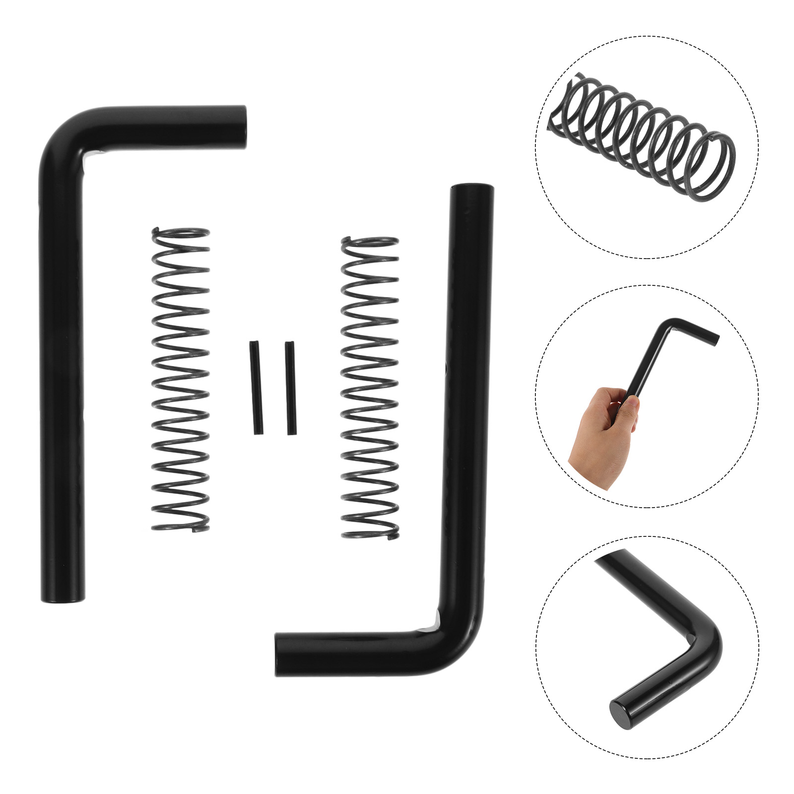 Raindrops 1 Set Spring Loaded Latch Utility Trailer Ramp Gate Pin Heavy ...