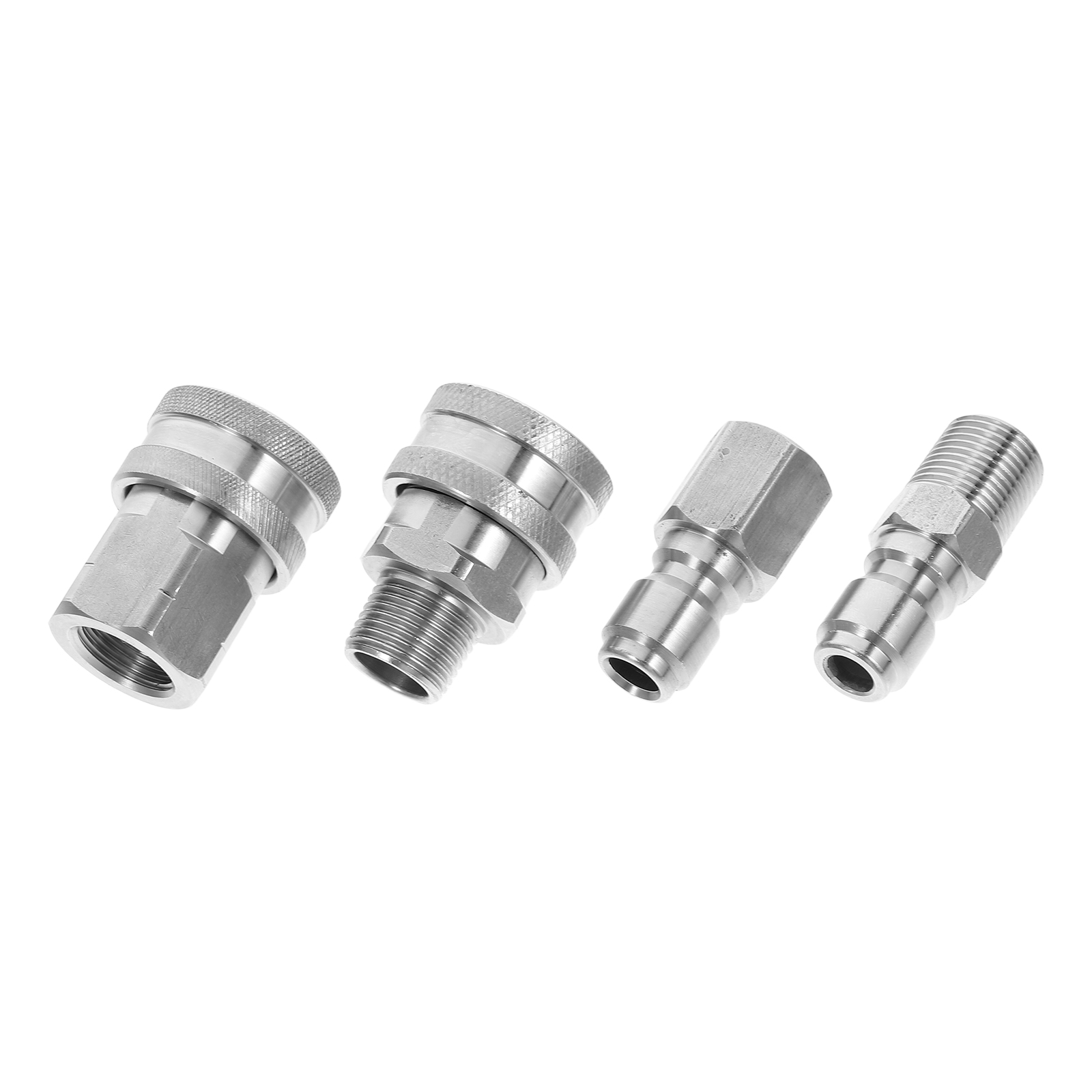 Raindrops 1 Set Stainless Steel Quick Connect Adapter For Pressure Washers Male And Female Npt ...