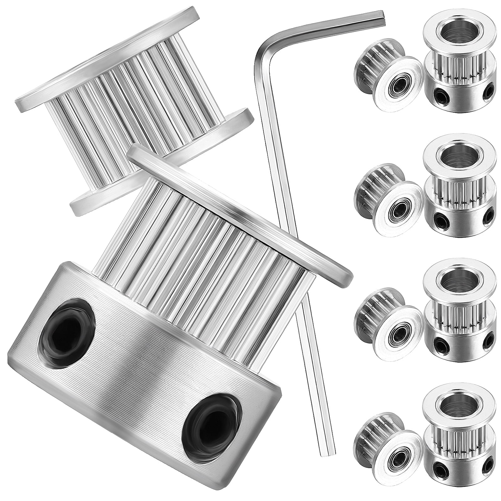 Raindrops 1 Set Timing Belt Pulleys Synchronous Wheels and Wrench for ...