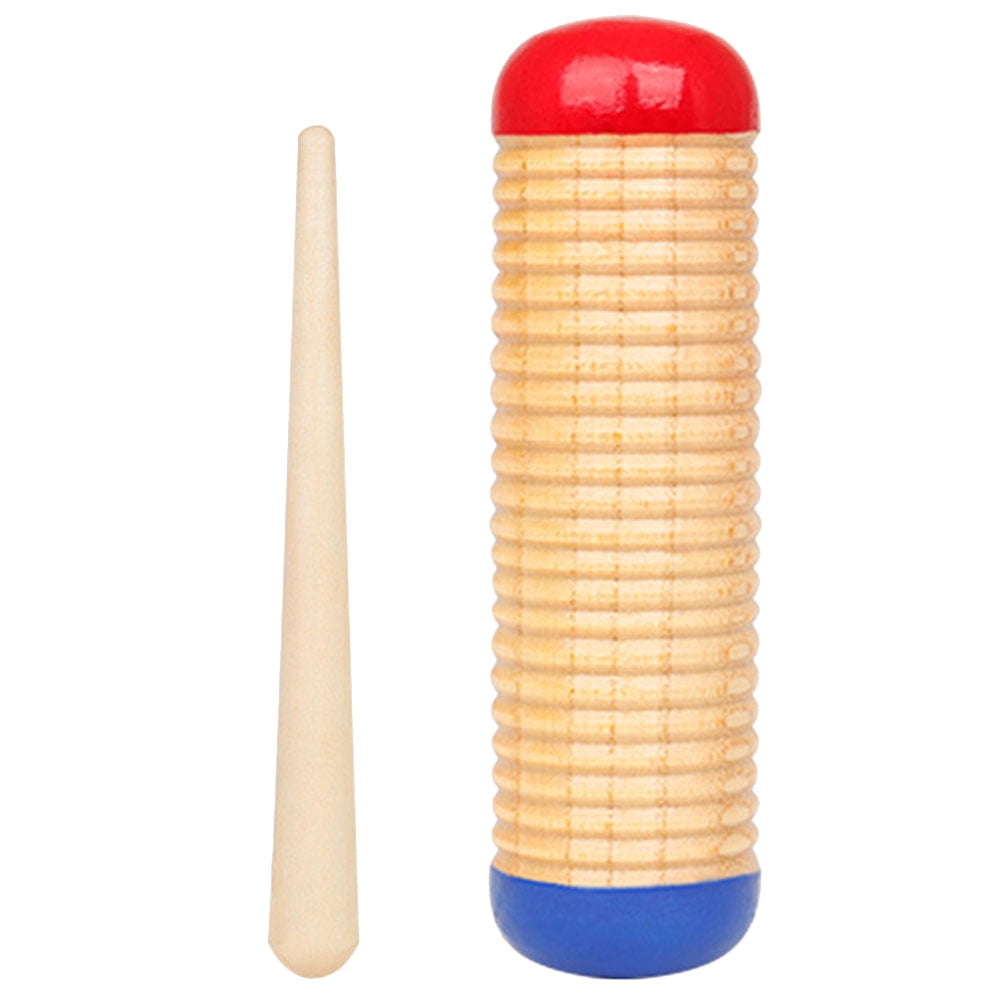 Raindrops 1 Set Toddler Percussion Toy Wooden Cylinder For Kids Music ...