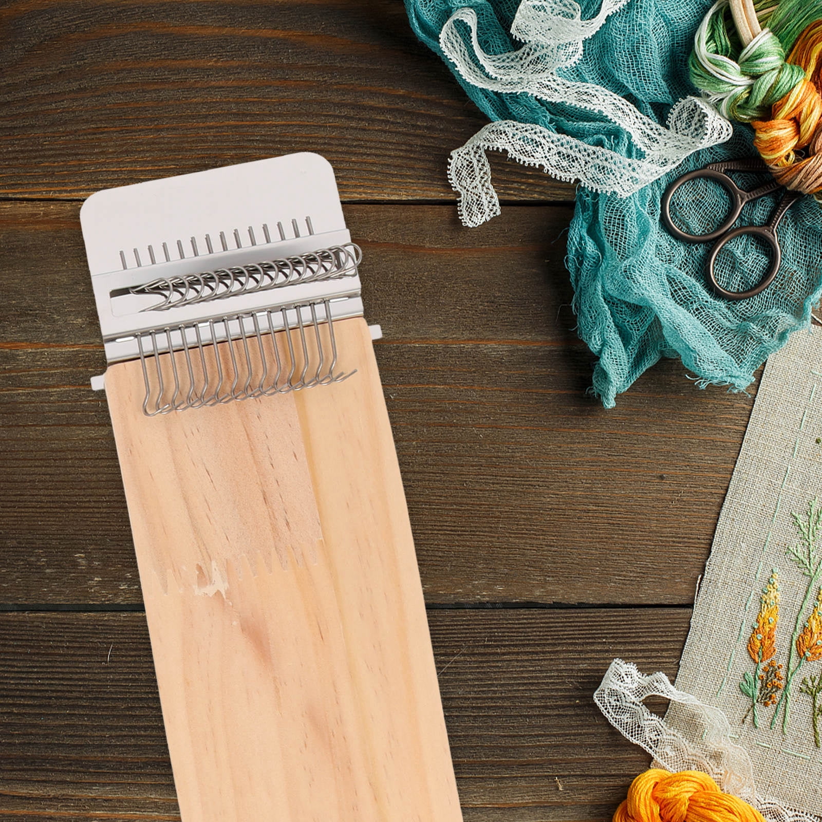Raindrops Weaving Tool Darning Wood 1 Set - Walmart.com