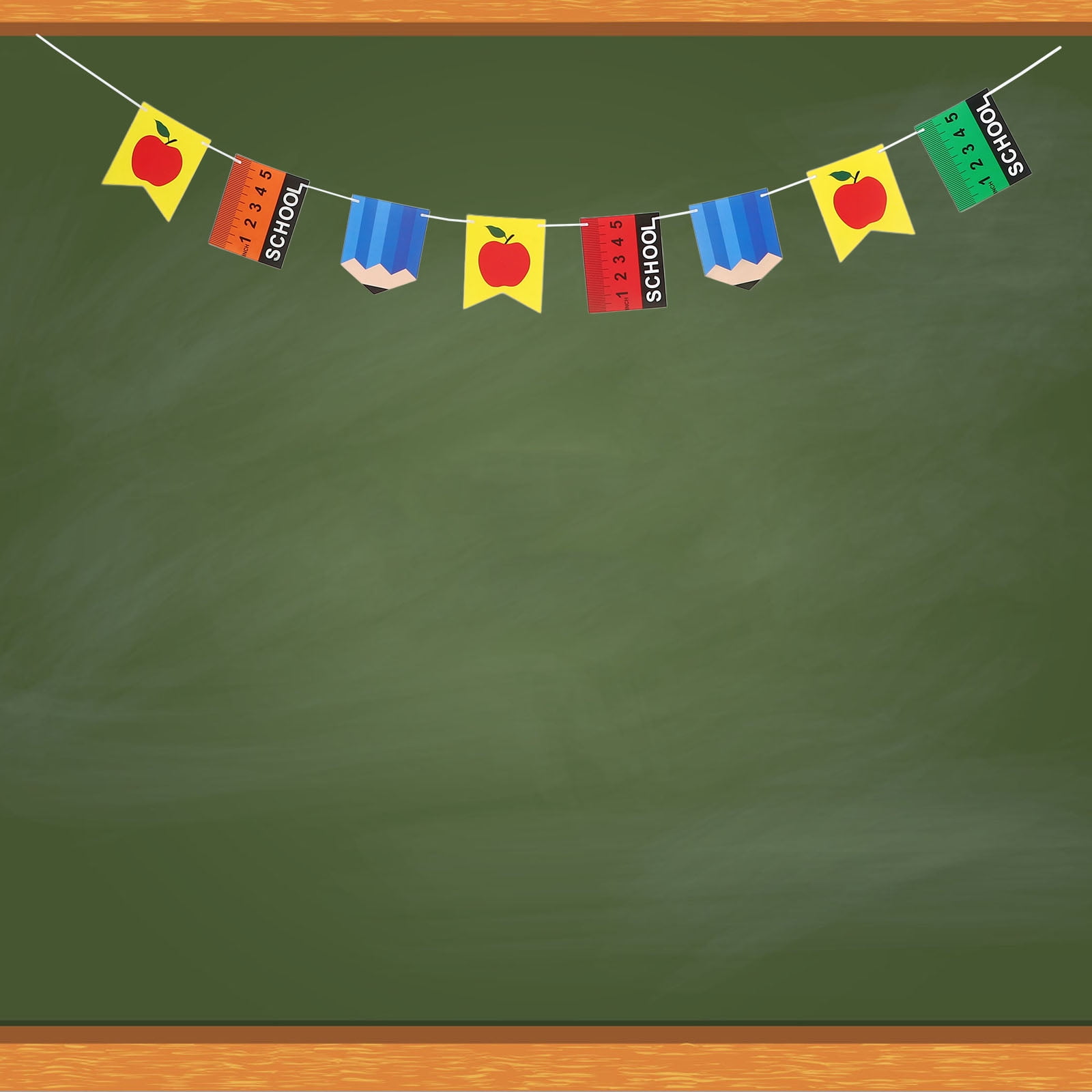 Raindrops 1 Set Welcome Party Supplies Welcome Banner Pencil Apple ...