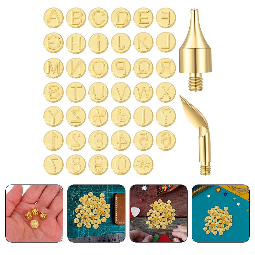 Raindrops 1 Set Woodburning Lettering Kit Letter Number Symbol Tips ...