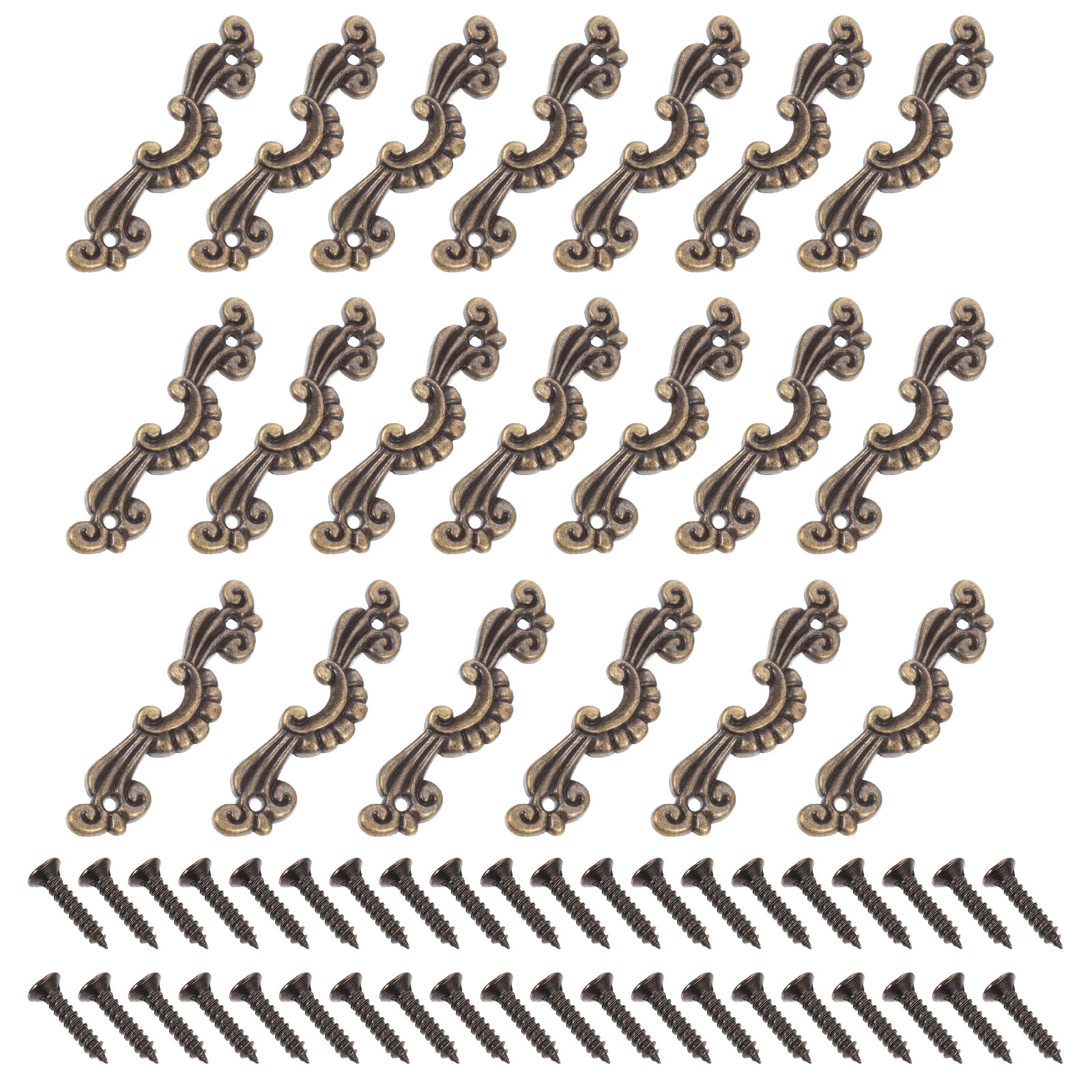 Raindrops 1 Set Zinc Alloy Handles Retro Box Hand Grips Pulling Handles ...