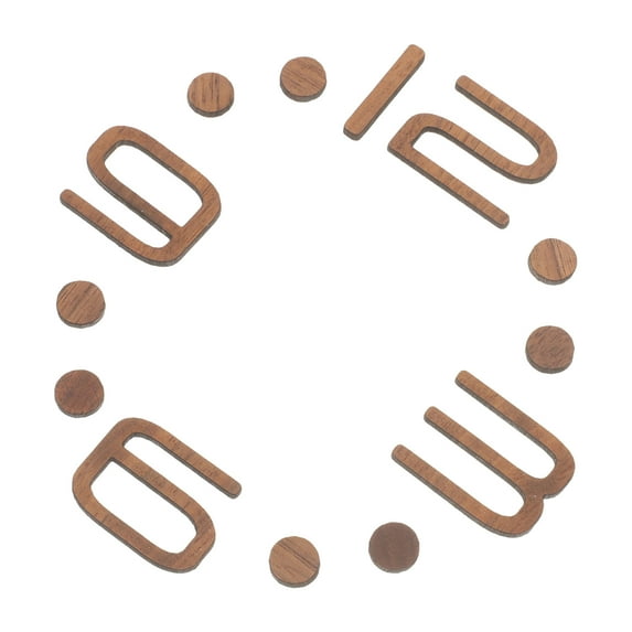 Raindrops DIY Wall Clock Kit with Wooden Numbers for Handmade Clocks ...