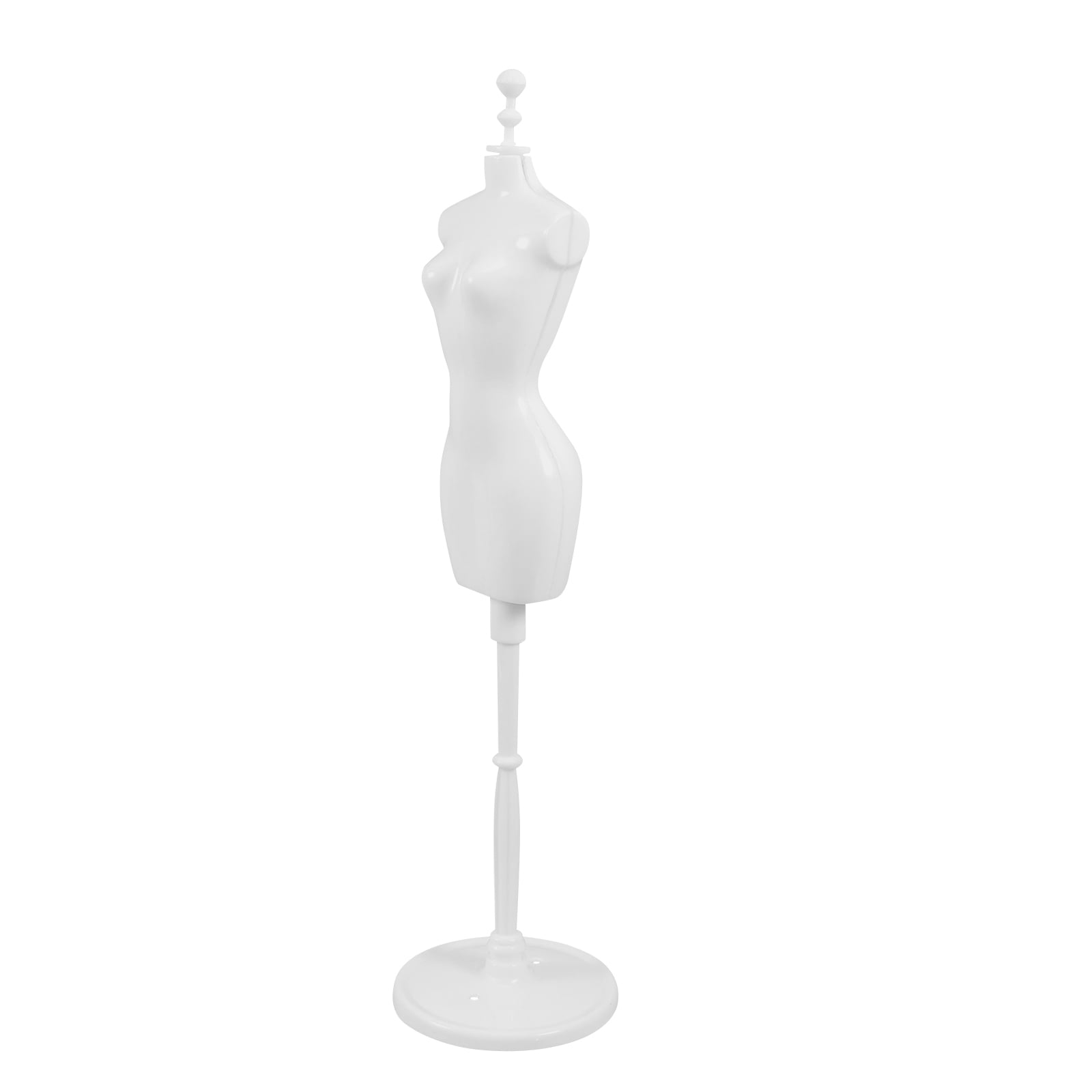 Raindrops White Plastic Mannequin Body Stand for Decor Versatile DIY ...