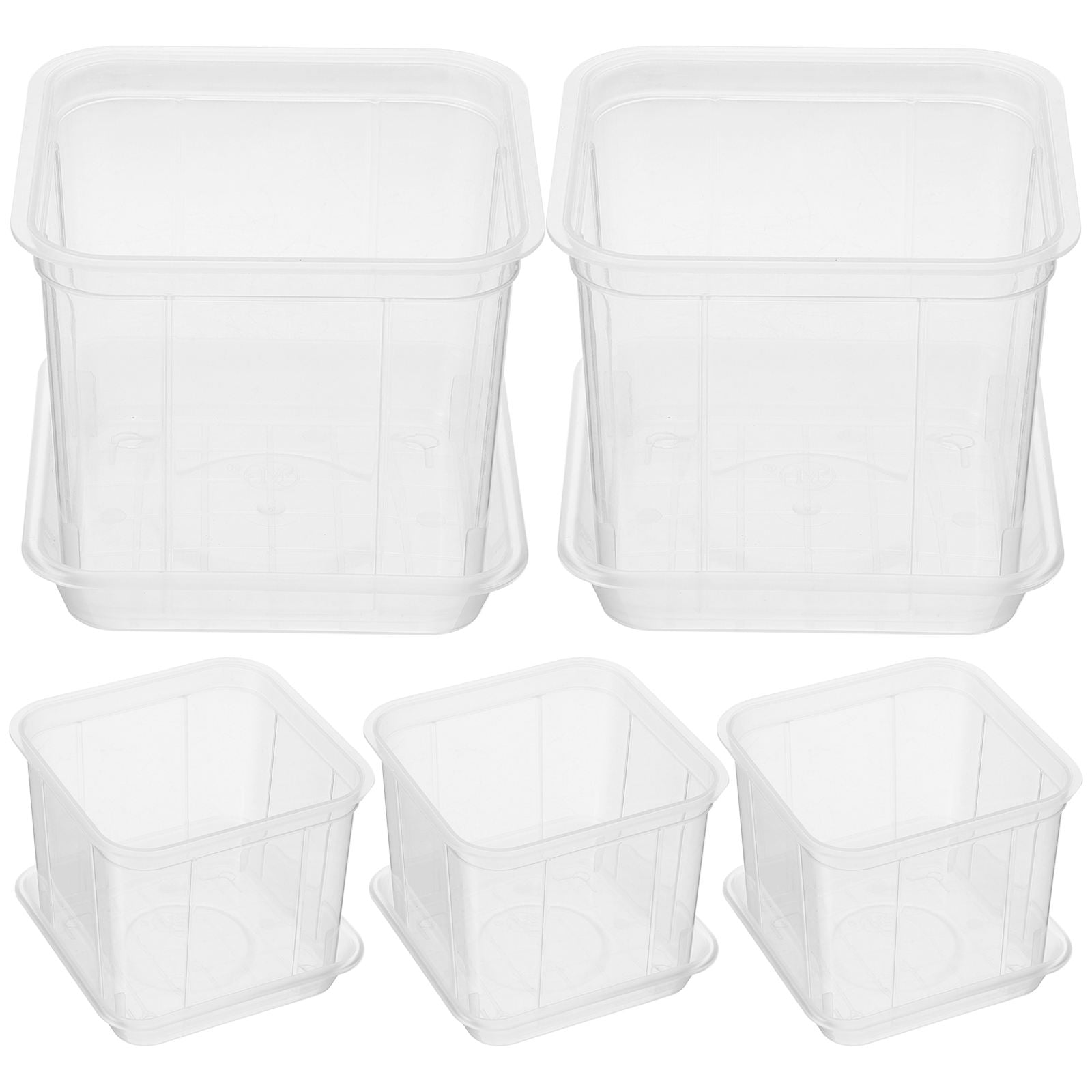 Raindrops 1 Set of Gardening Plastic Flower Pots Orchid Flower Garden ...