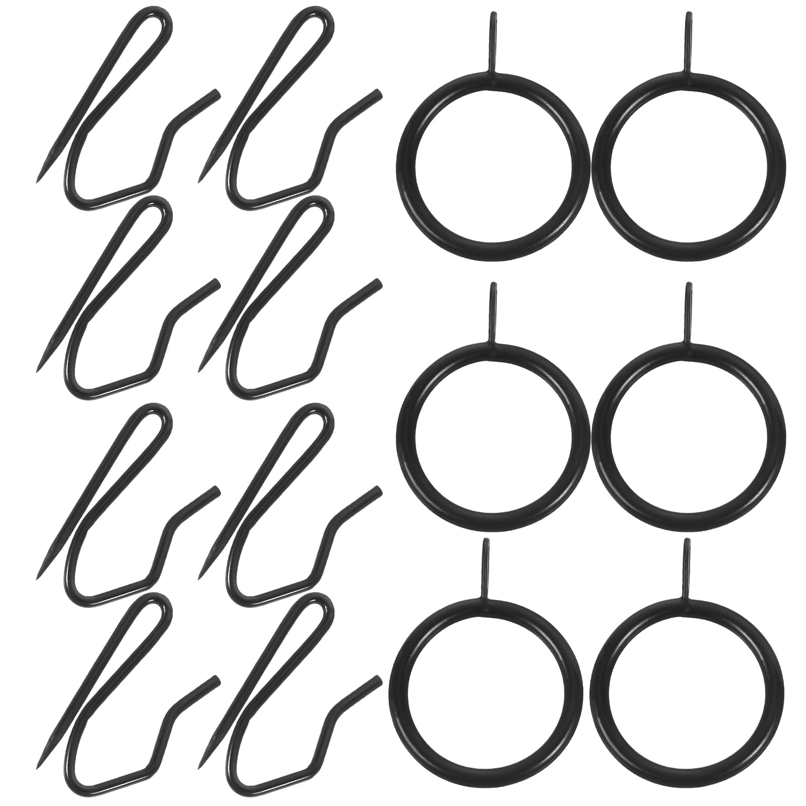 Raindrops 1 Set of Hanging Eyelet Curtain Rings Curtain Drapery Rings ...