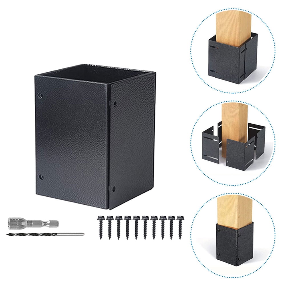 Raindrops 1 Set of Mailbox Post Cover Post Base Protector Deck Post ...