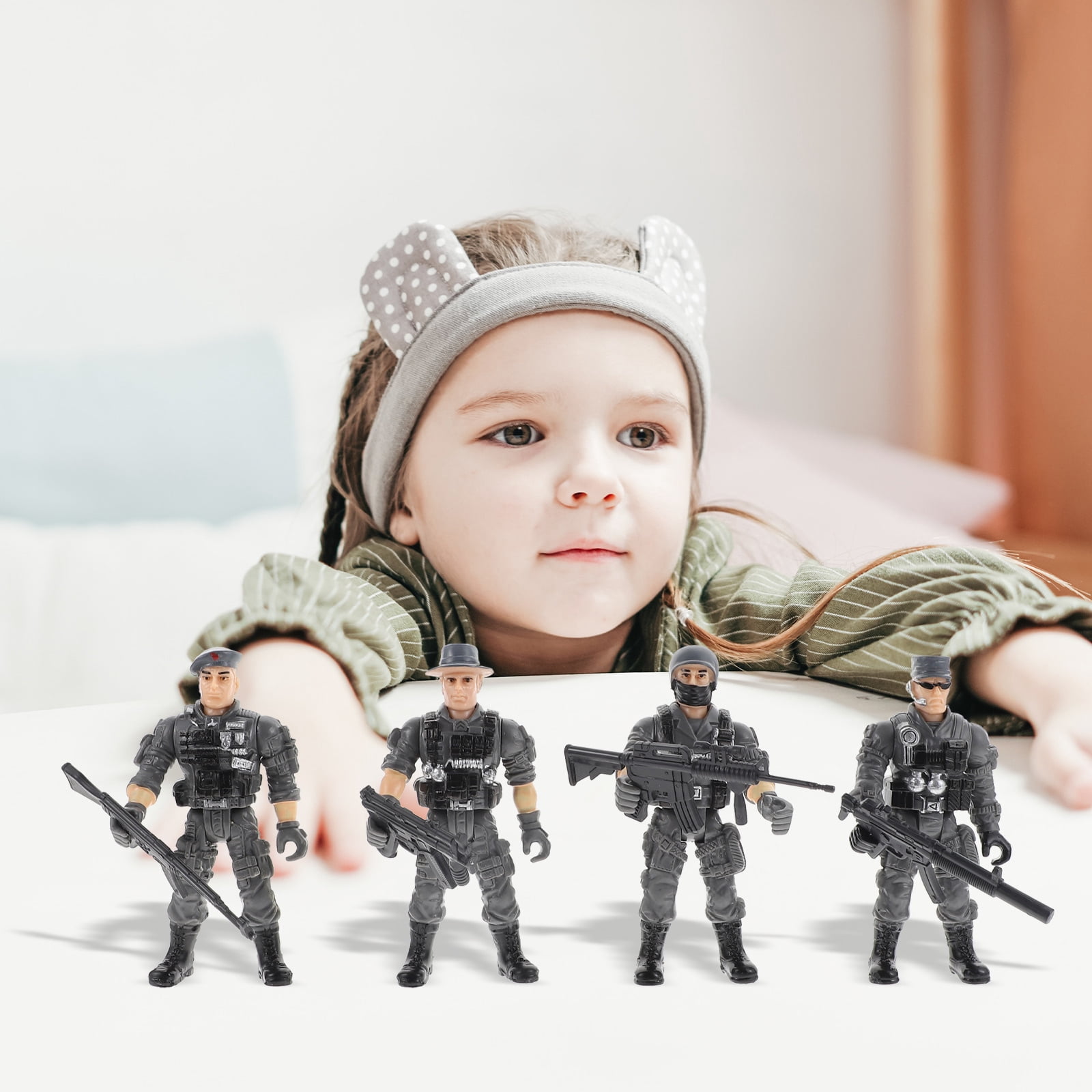 Raindrops 1 Set of Soldier Figurine Toys Soldier Molds Wargaming ...