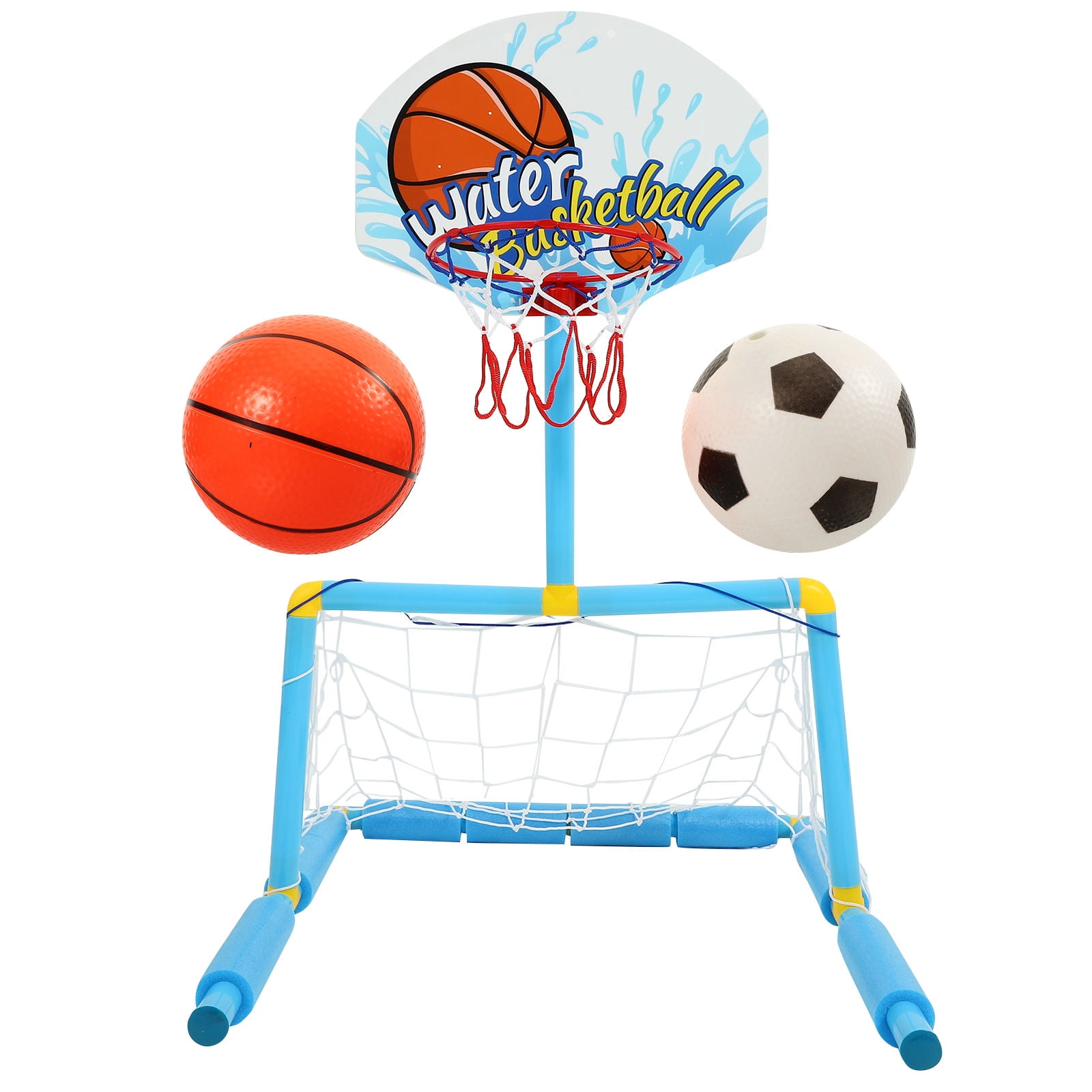 Raindrops 1 Set of Swim Pool Basketball Hoop Stand Pool Basketball Hoop ...