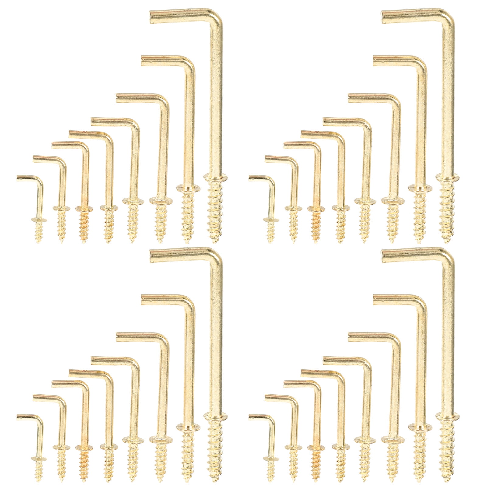 Raindrops 1 Set of Tiny L Hooks Right Angle Screws Self Tapping Screw ...