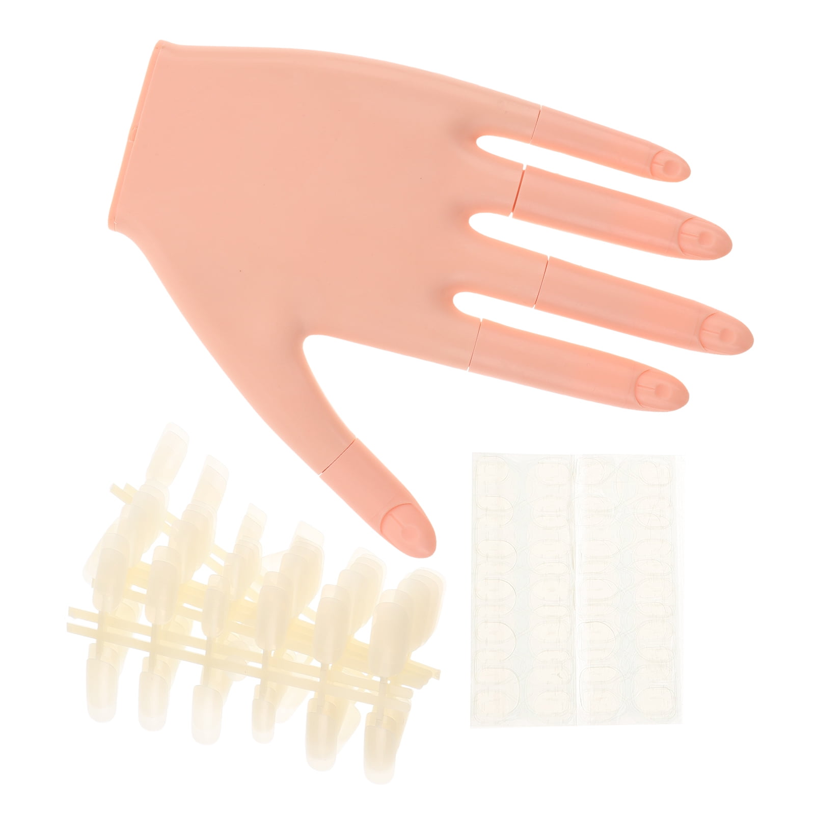 Raindrops 1 Sets Acrylic Nails Practice Hand Plastic Mannequin Hand ...
