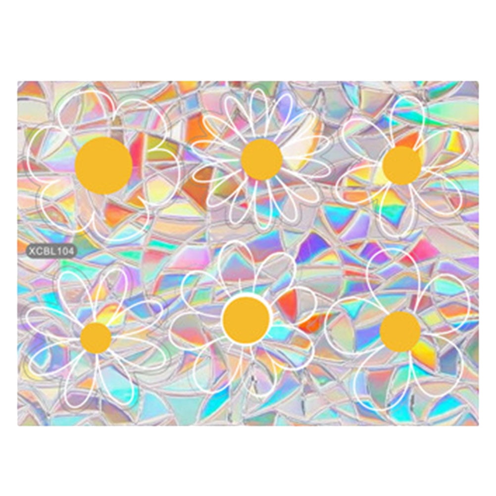Raindrops 1 Sheet Prism Window Cling Rainbow Stained Glass Film Sun ...