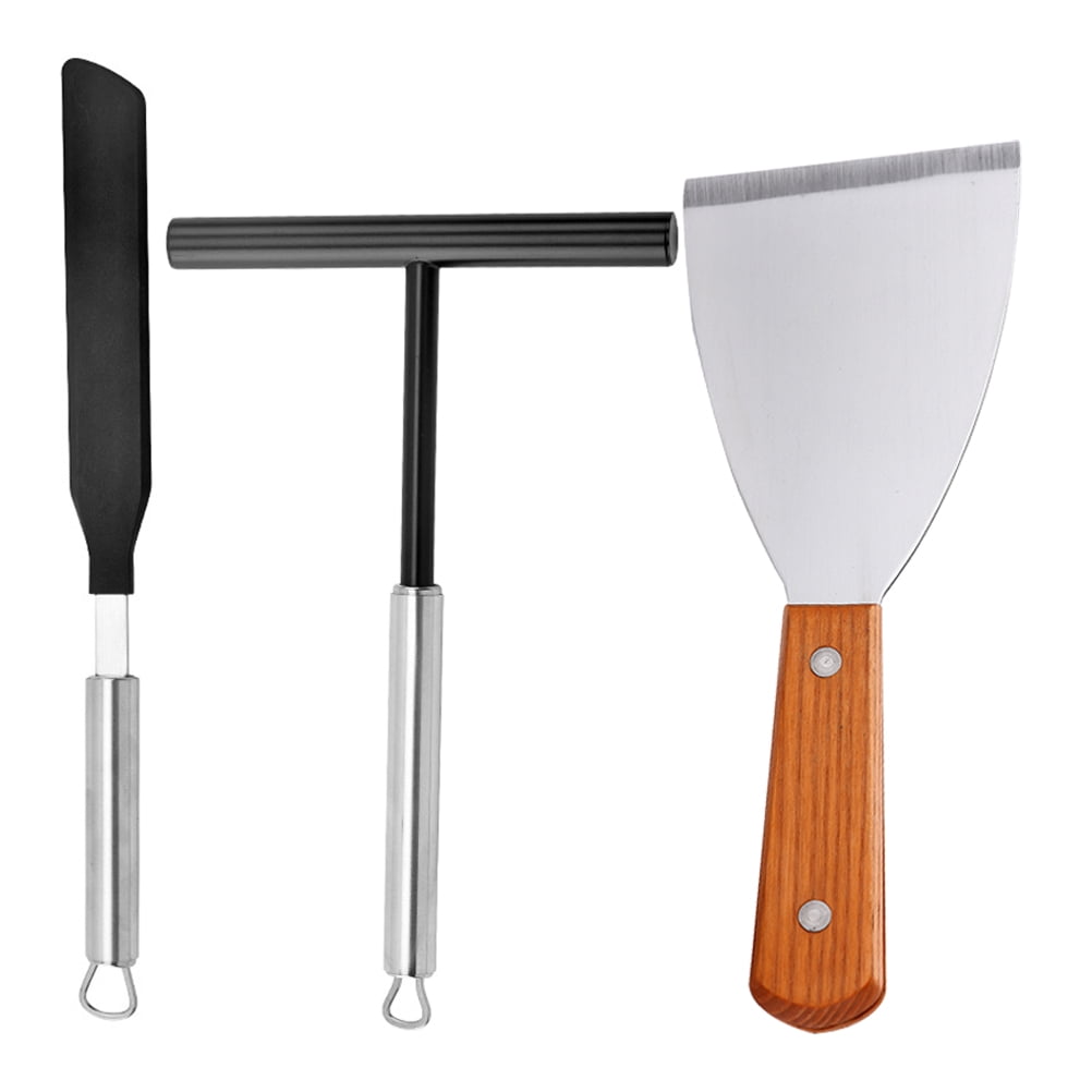 Raindrops 1 set of Pancake Making Crepe Spreader Scraper Kitchen Crepe ...