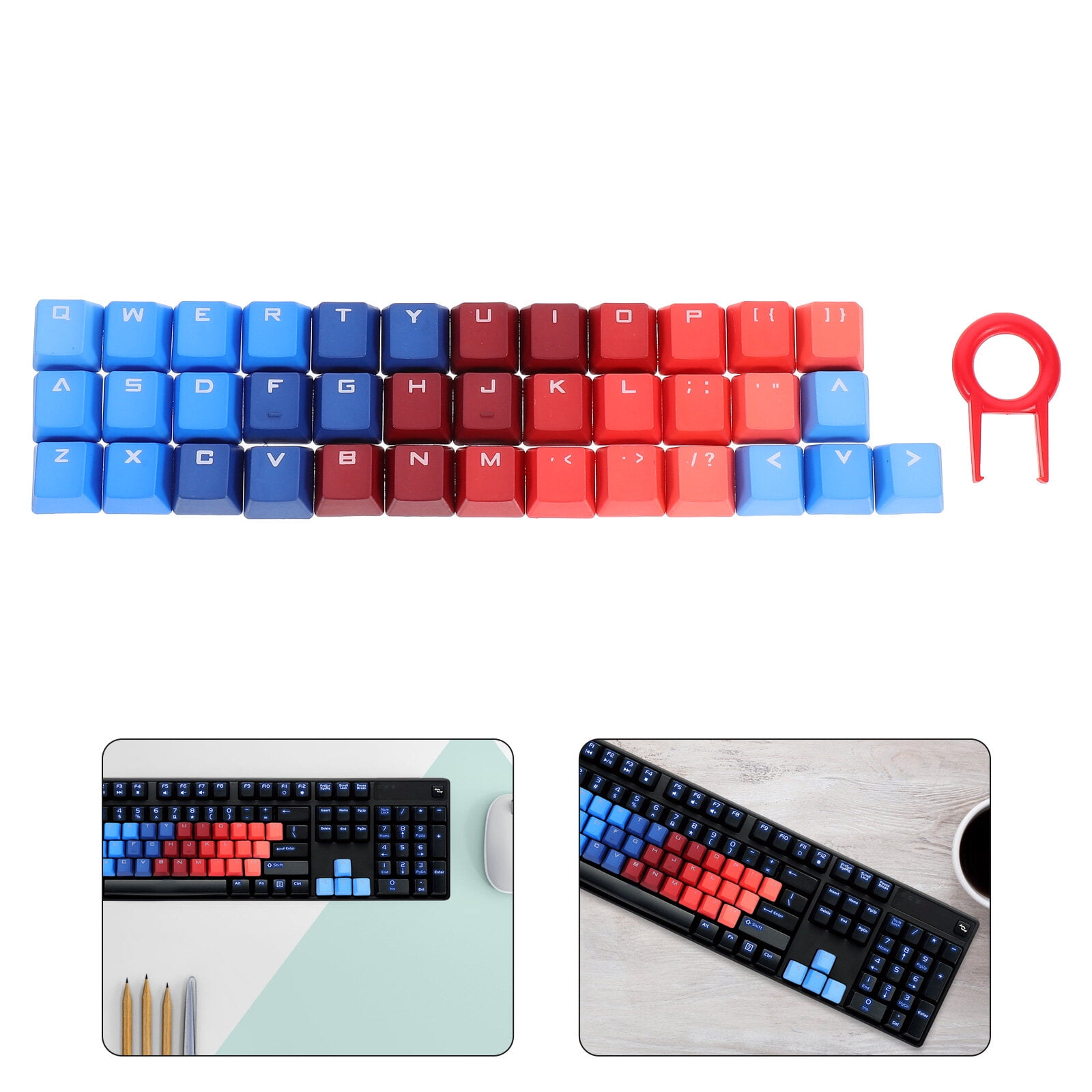 Raindrops 1 set of Unique Keyboard Key Home Computer DIY Keycaps Kit ...