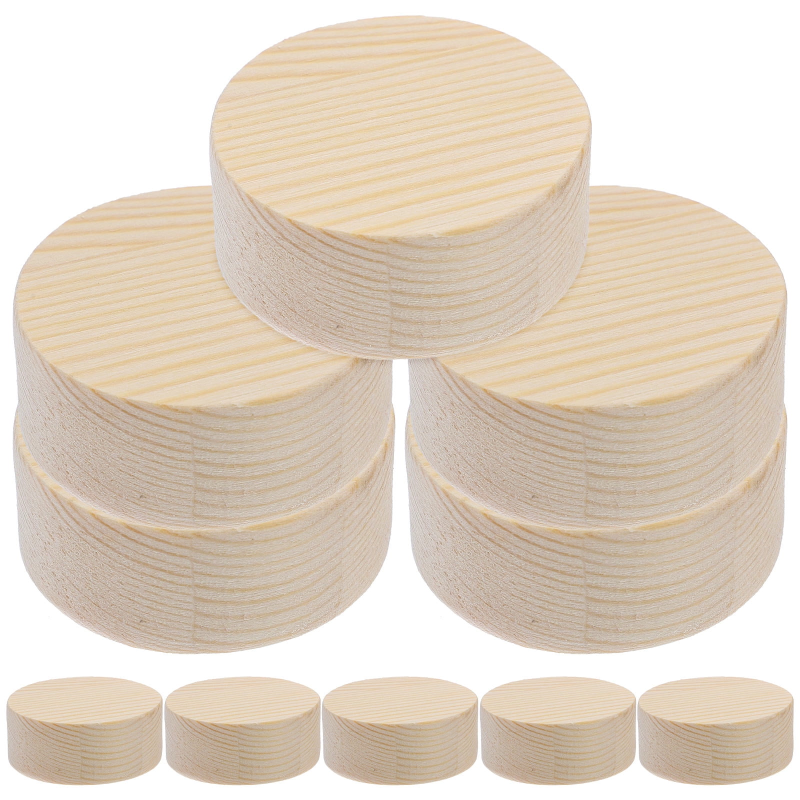 Raindrops 10 PCS Slice Wood Chip Model Board Kids Crafts Party ...
