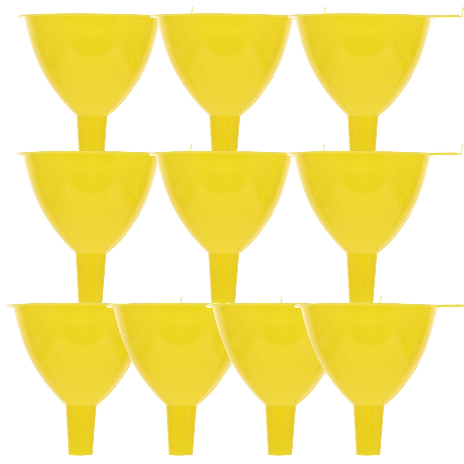Raindrops 10-Pack Clear Oil Funnel - Small Funnels for Kitchen, Garage ...