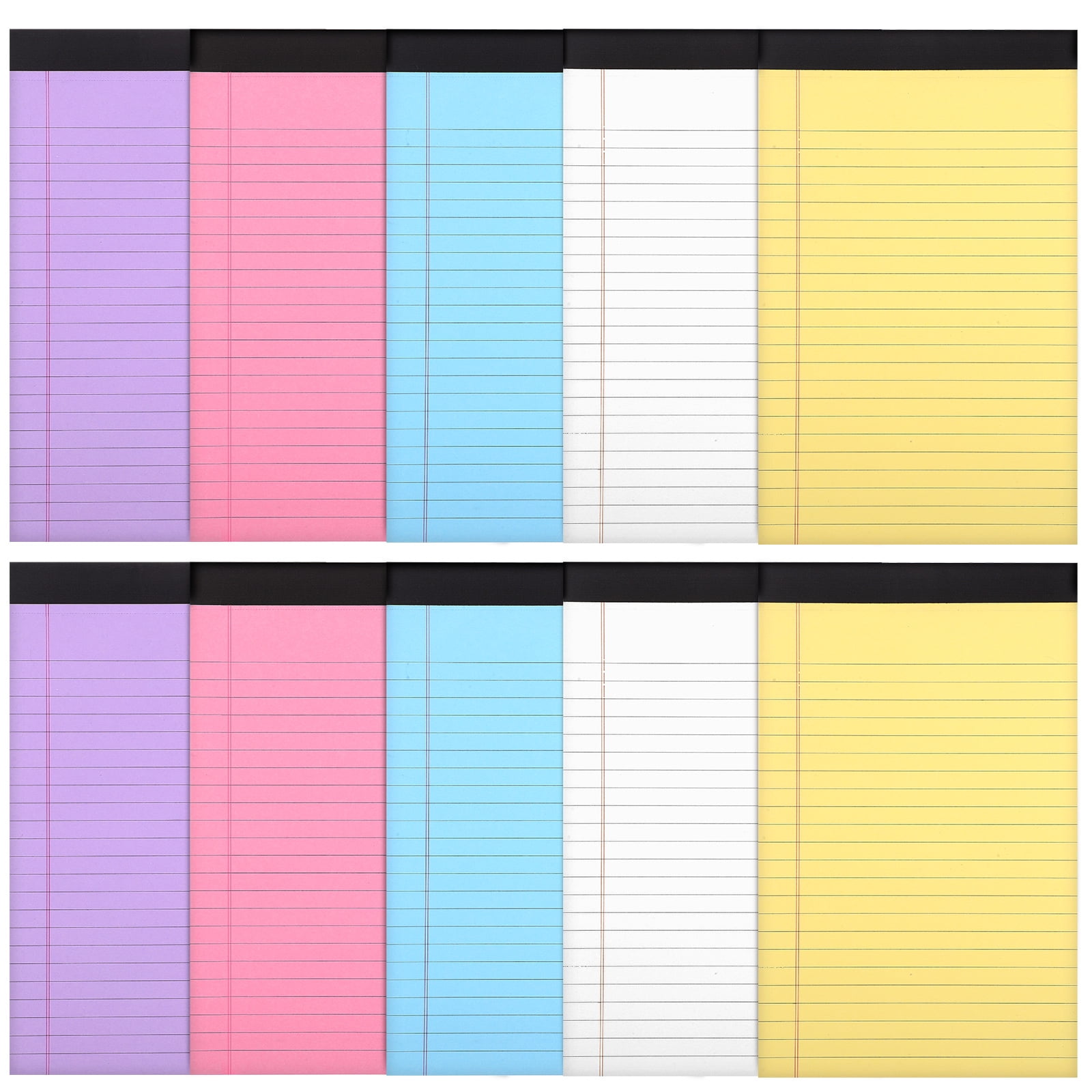 Raindrops 10 Pack Notebooks for Note Taking Colored Note Pad Work 21 ...