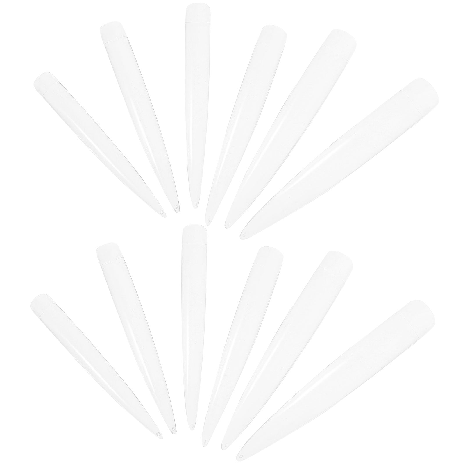 Raindrops 10 Packs of 120PCS False Nail Tips Nail Salon Nail Slices ...