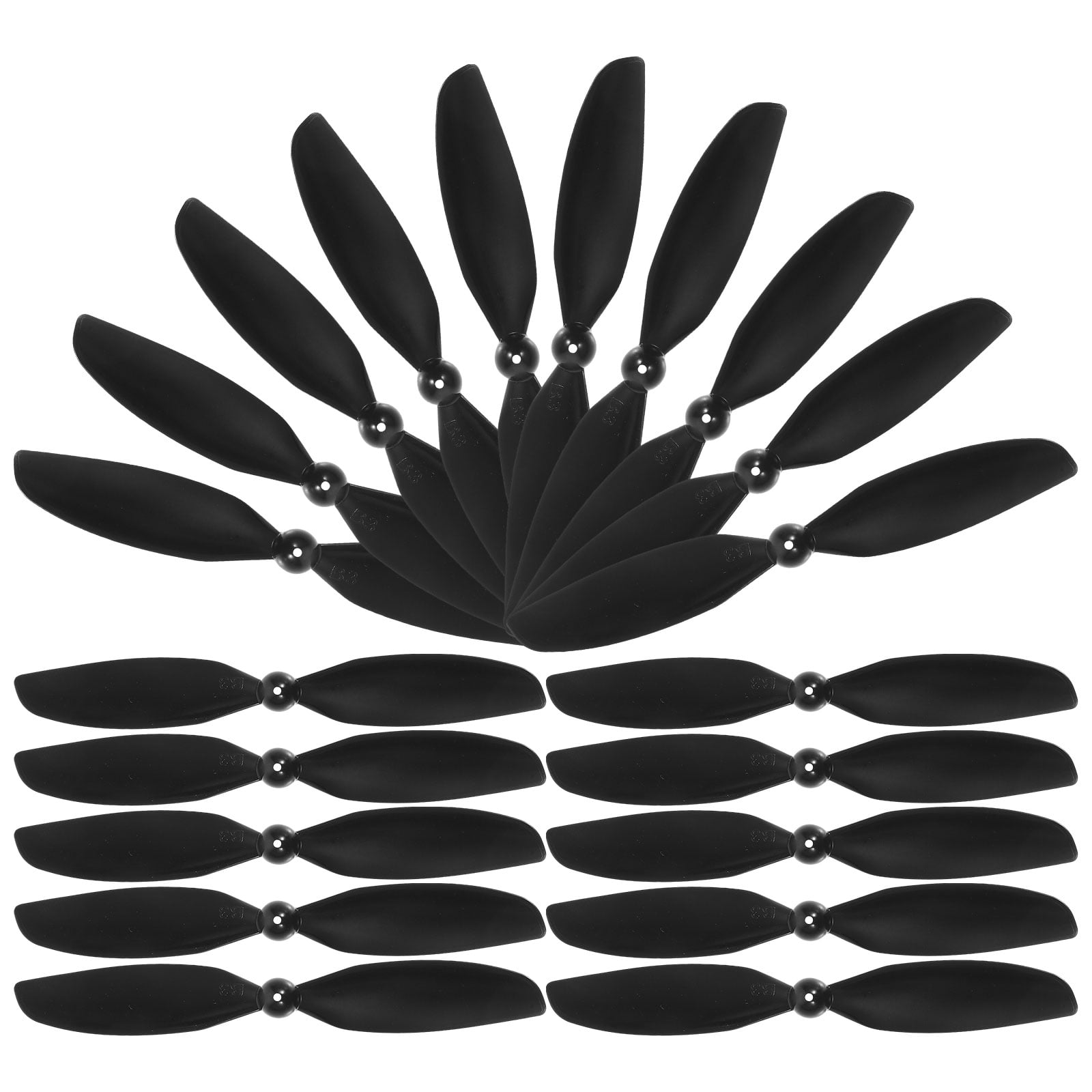 Raindrops 10 Pairs Toy Airplane Model Propeller Parts Plastic ...