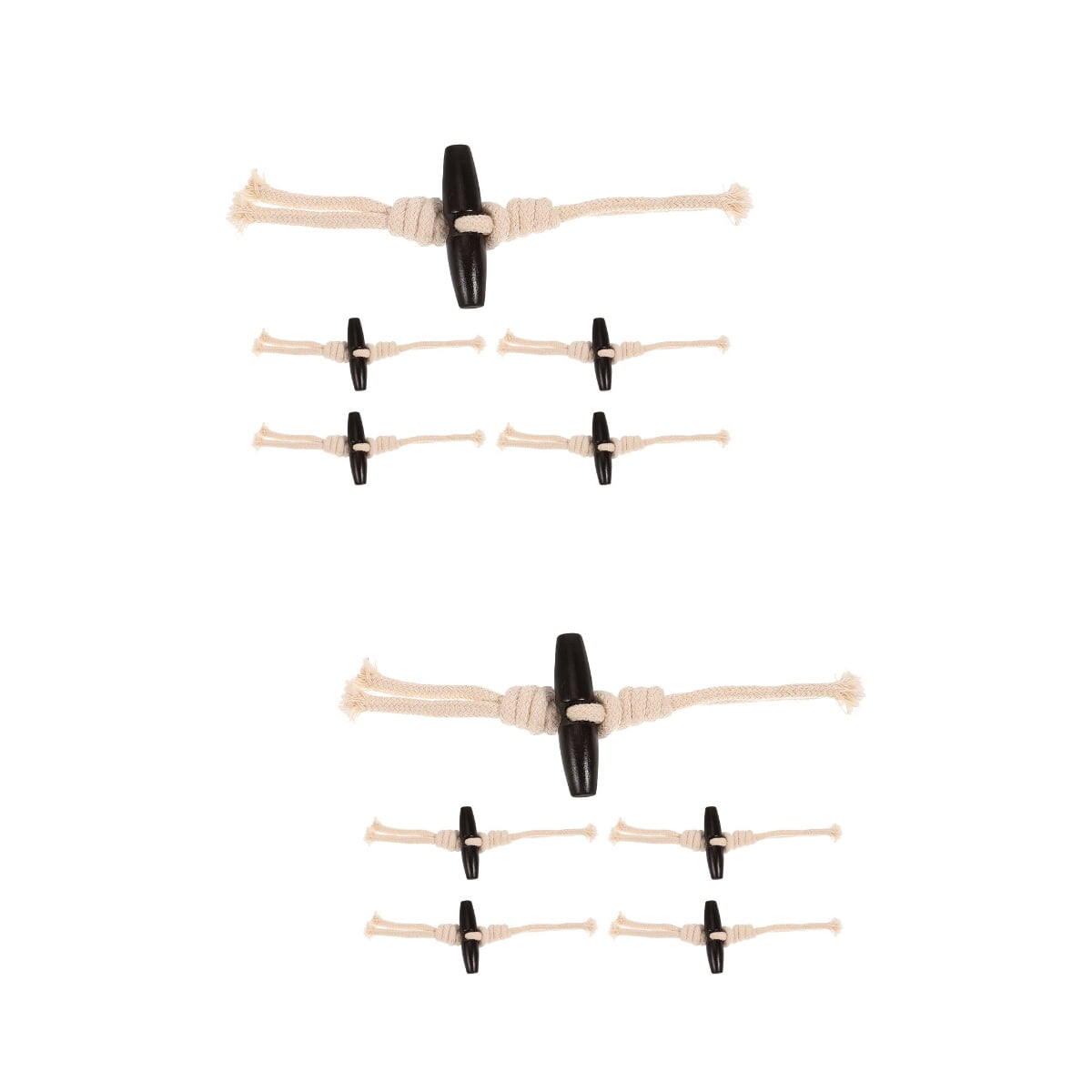 Raindrops 10 Pairs of Decorative Coat Buttons Replacement Toggle ...