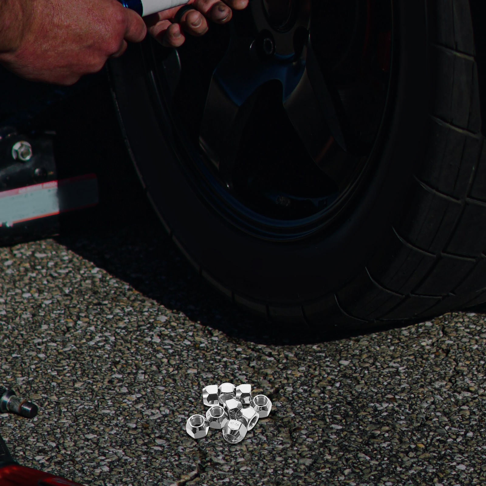 Raindrops 10 Pcs 1/2 20 Lug Nuts Open End Wheel Nuts Tire Lugs for Rv Truck Trailer Acorn Nut ...