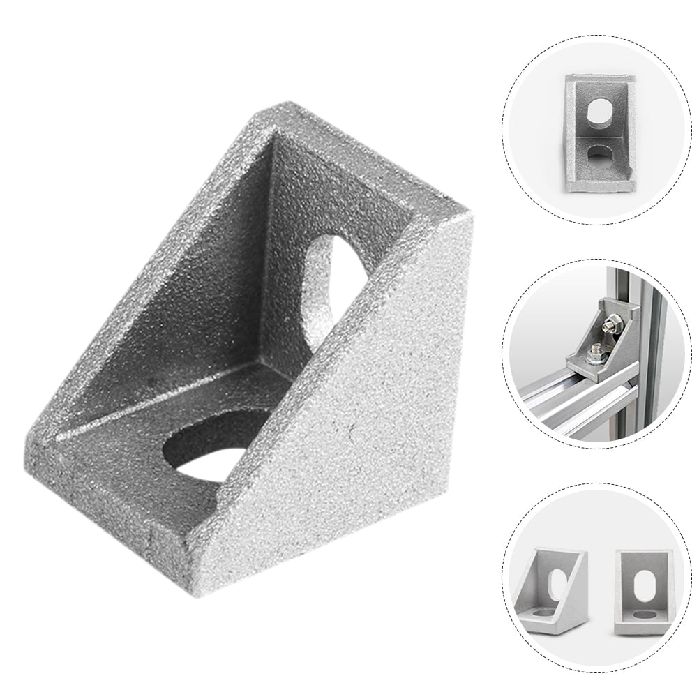 Raindrops 10 Pcs 2020 Corner Bracket Aluminum Extrusion Brackets Heavy ...