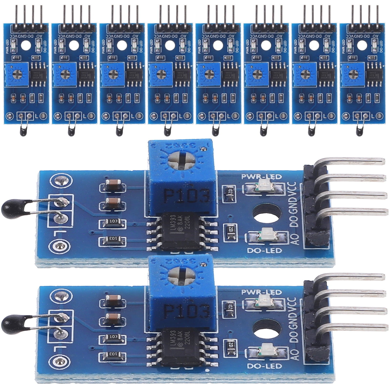 Raindrops 10 Pcs 4-pin Photoresistor Relay Module Light Detection ...