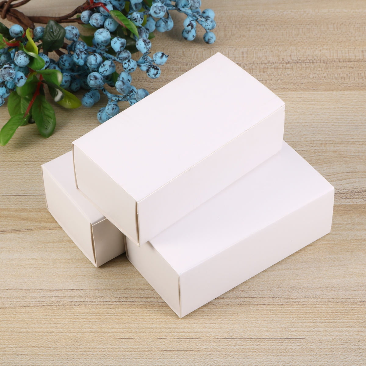 Raindrops Drawer Paper Box White 10Pack 3.9 x 2 x 1.4in Paperboard ...