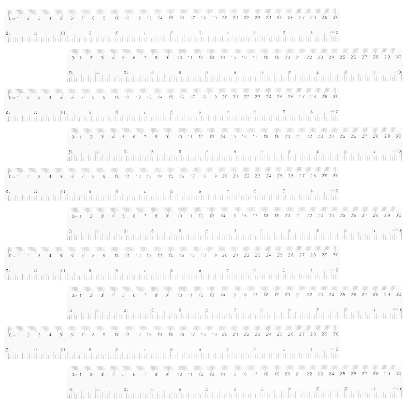 Raindrops 10 Pcs Classroom Ruler Lightweight Drawing Office - Walmart.com