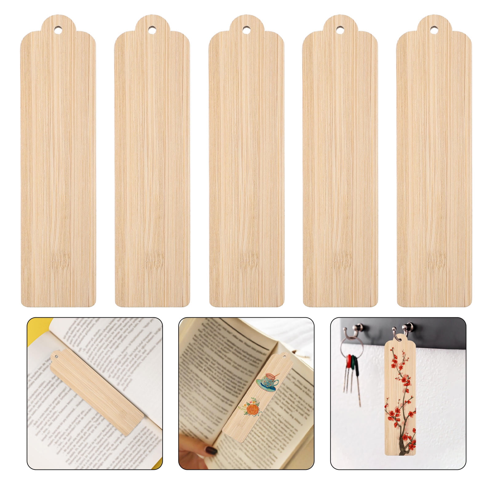 Raindrops 10 Pcs DIY Bookmark Materials Bookmarks Craft Labels Engrave ...
