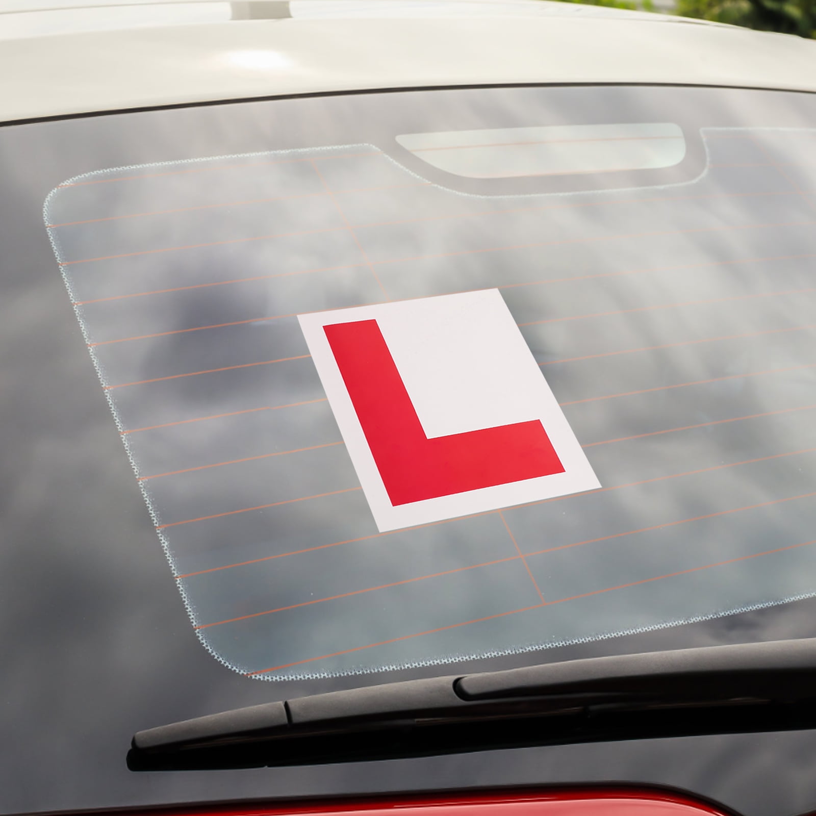 Raindrops 10pcs Red Reflective Stickers for Car Driver Training with ...