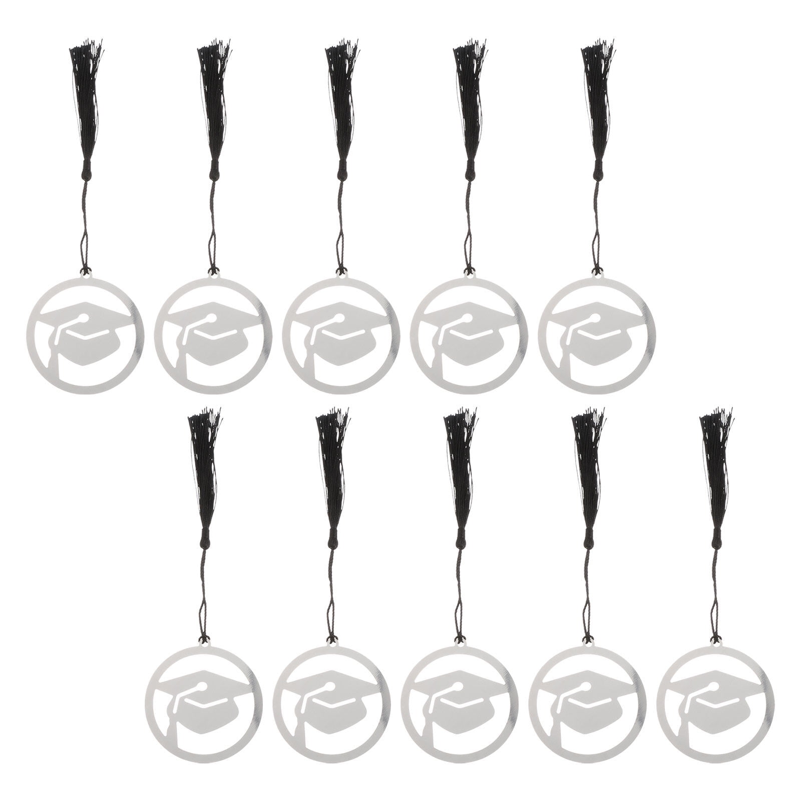Raindrops 10 Pcs Grads Doctor Hat Bookmark Metal Black Bookmarks Fine ...