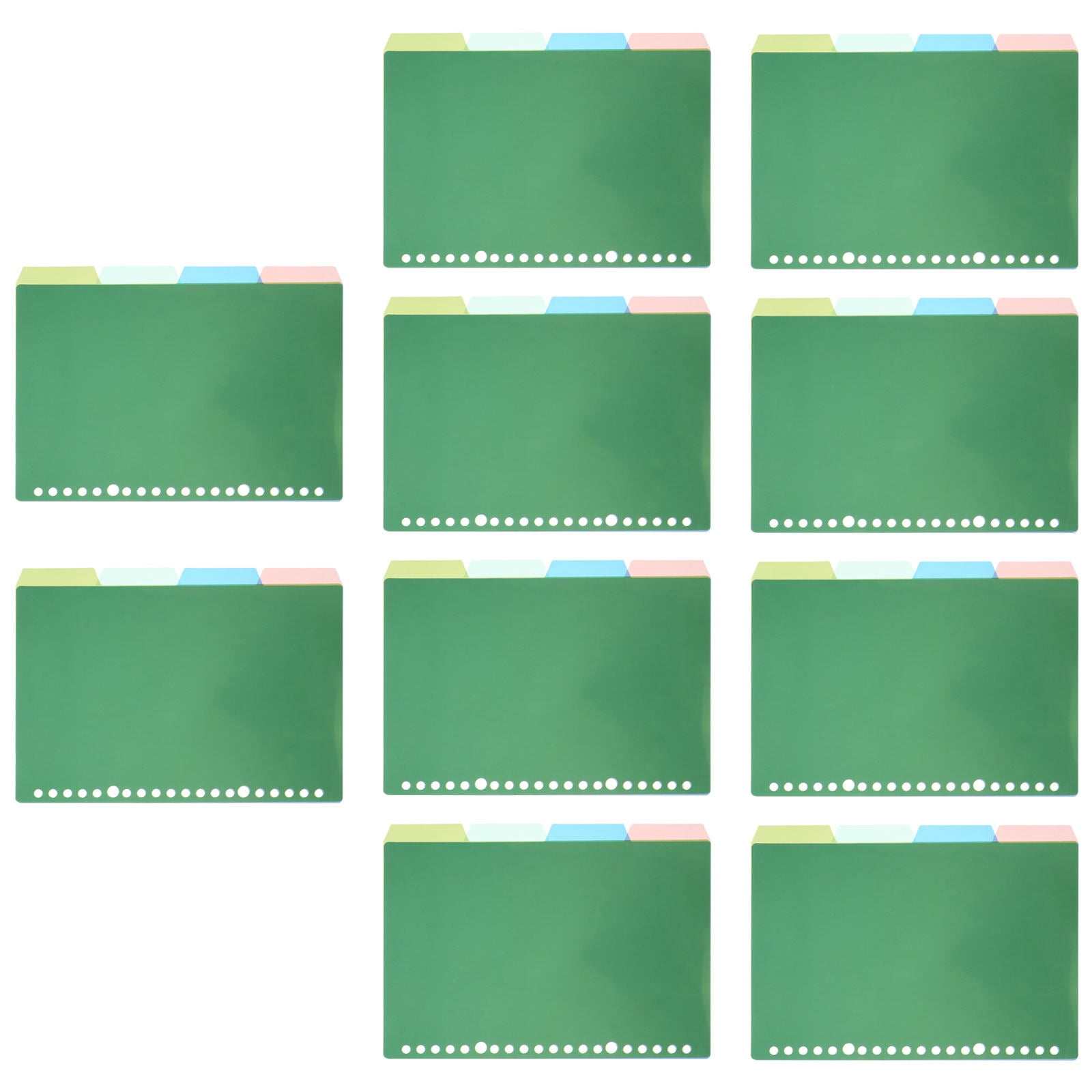 Raindrops 10 Pcs Index Classified Lables Filler Paper Tab Dividers ...