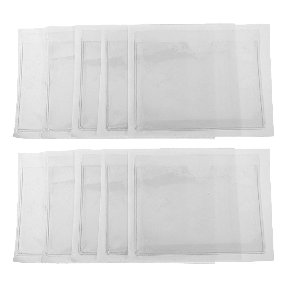 Raindrops Adhesive Card Holders Adhesive Pockets Office 10Pcs 4.92X2 ...