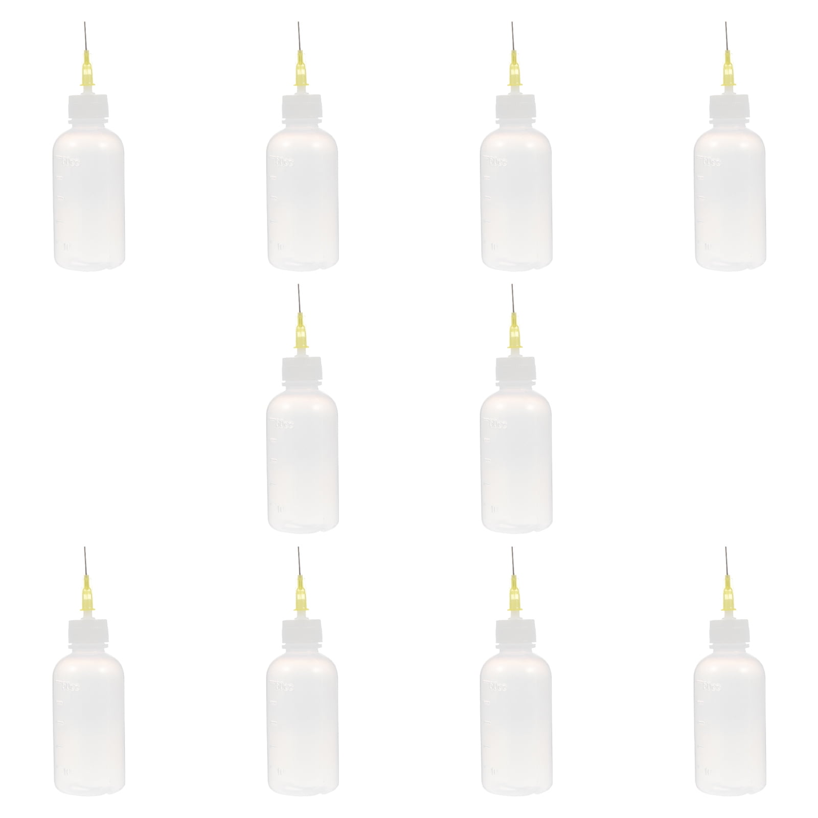 Raindrops 10 Pcs Liquid Glue Bottle Needle Tip Applicator Sauce ...